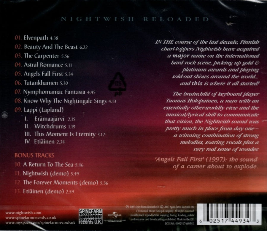 CD Nightwish – Angels Fall First
