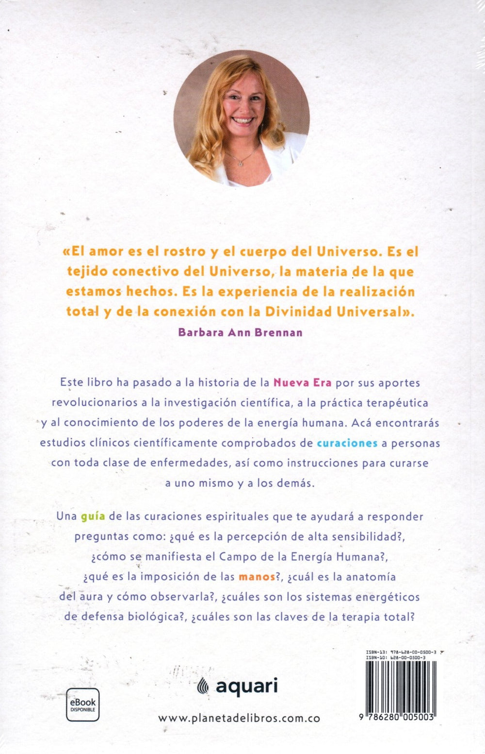 Libro Barbara Ann Brennan - Manos que curan